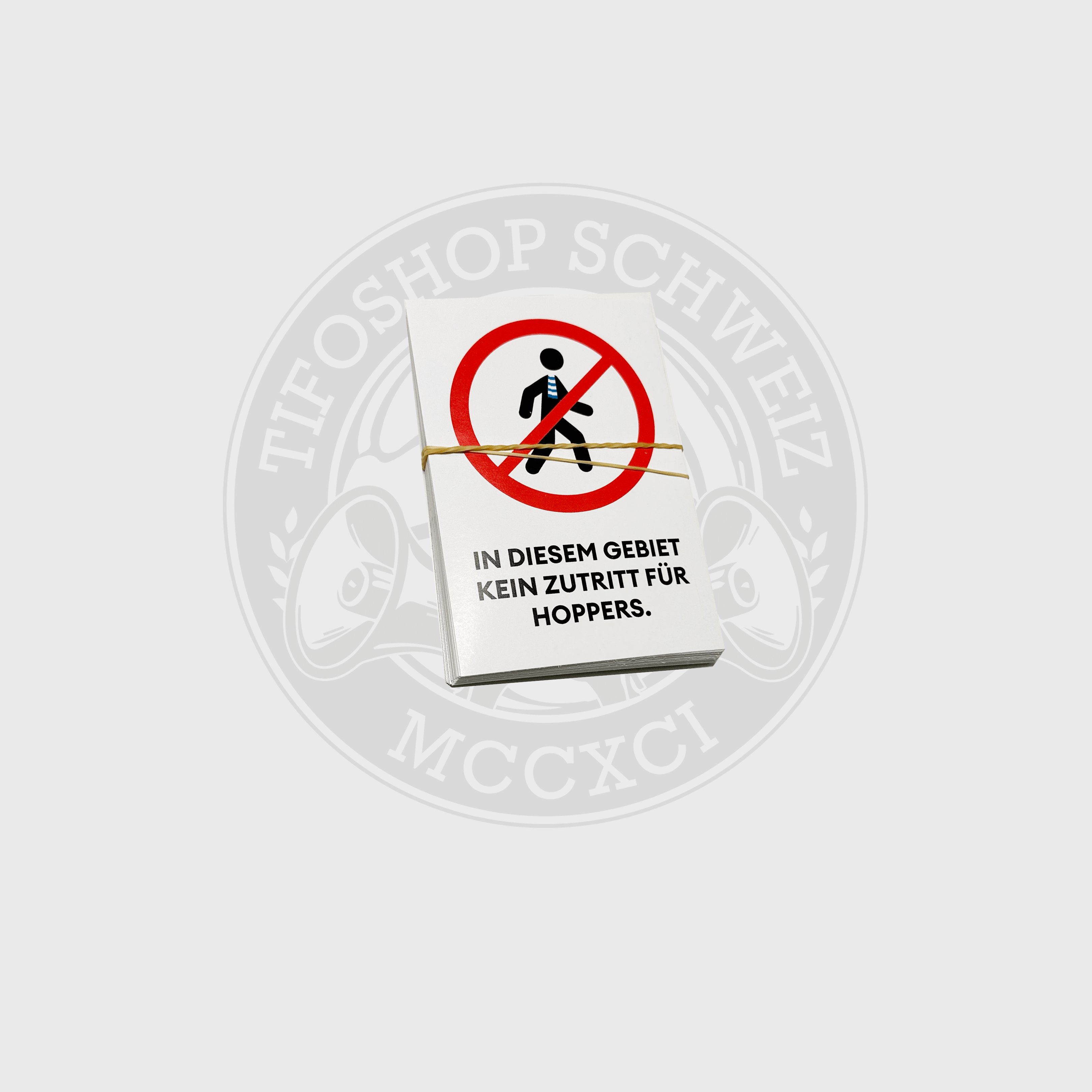 Keine Hoppers Zone Sticker – Tifoshop Schweiz